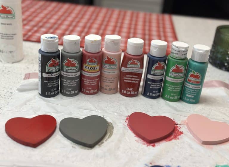 how to make a wooden heart sign with dollar tree supplies - Re-Fabbed