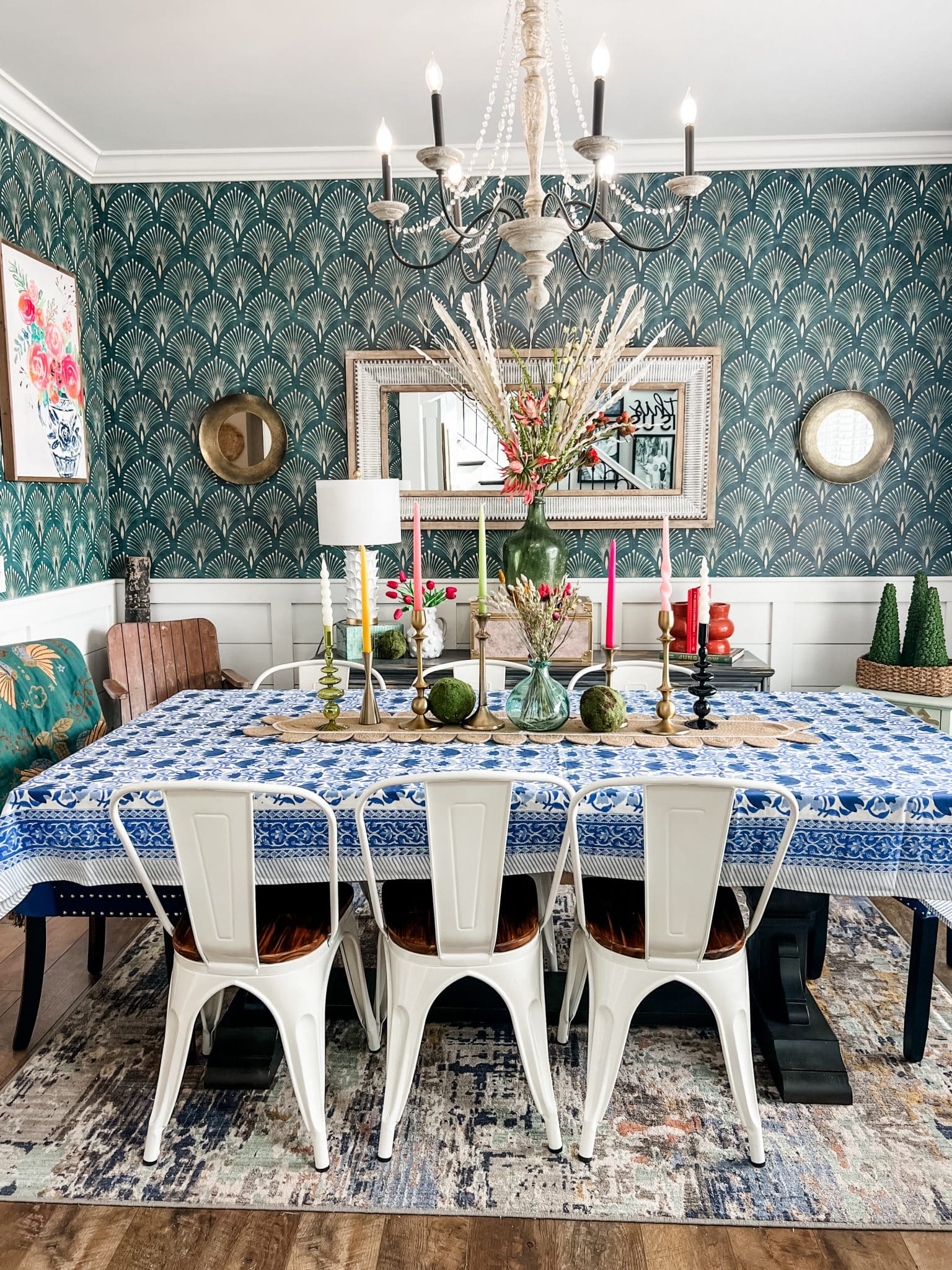 colorful and fun dining room inspiration - Re-Fabbed