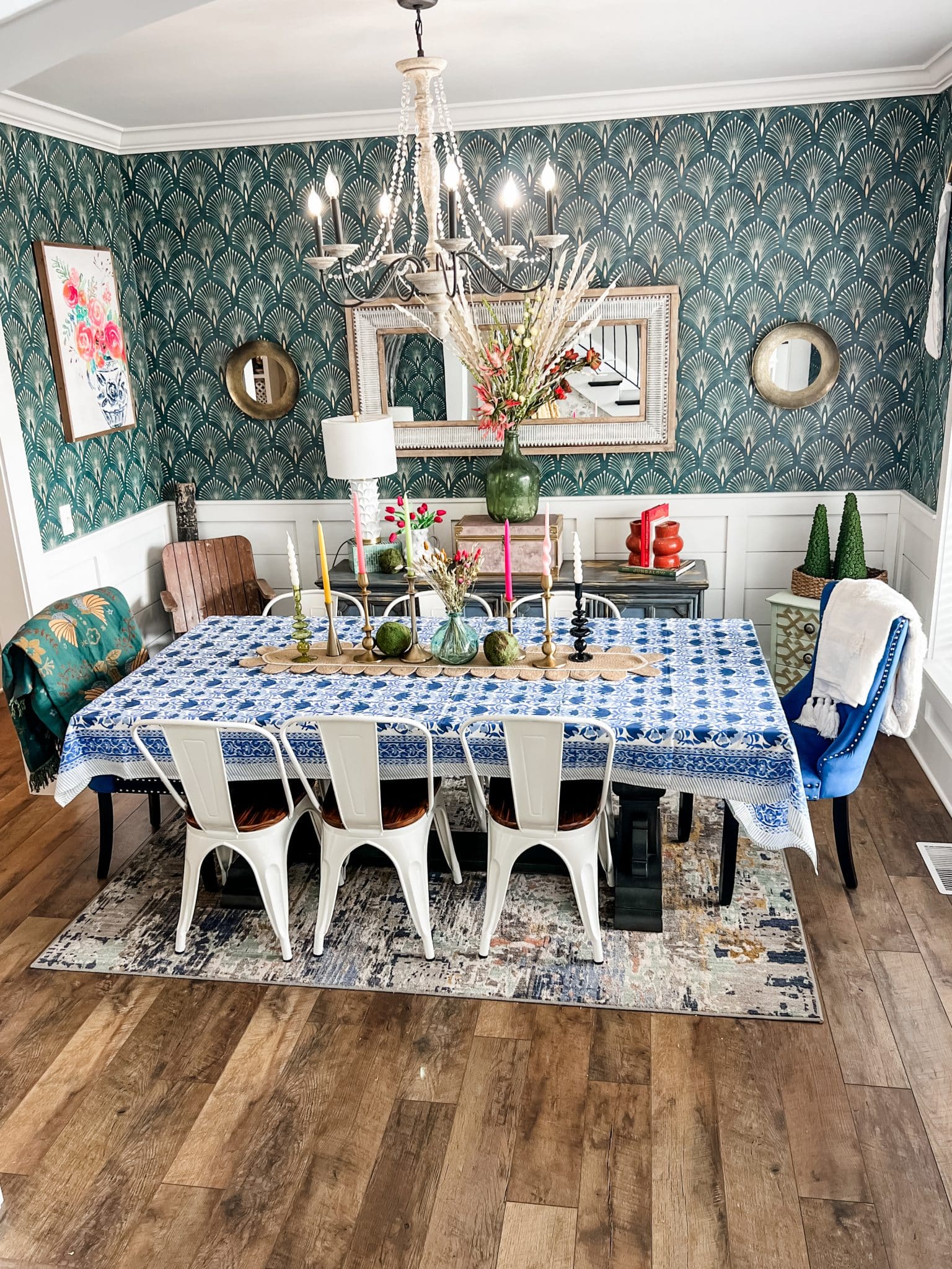 colorful and fun dining room inspiration - Re-Fabbed