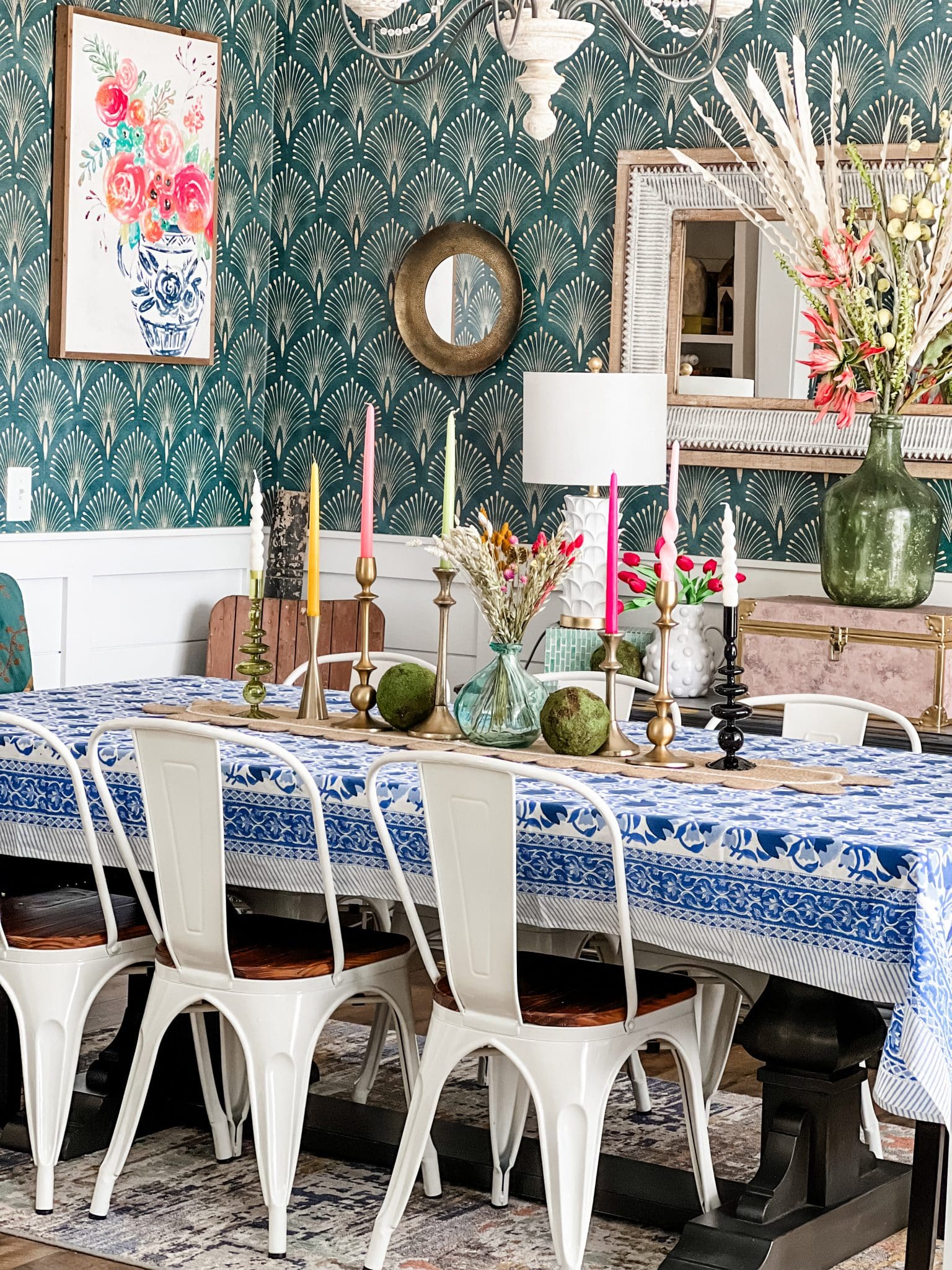 colorful and fun dining room inspiration - Re-Fabbed