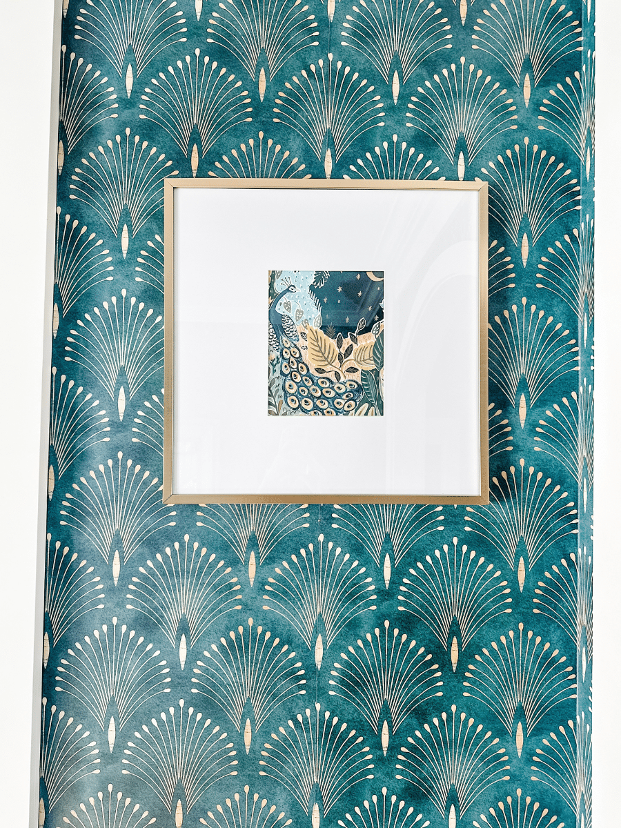 diy framed gift bag sign - Re-Fabbed