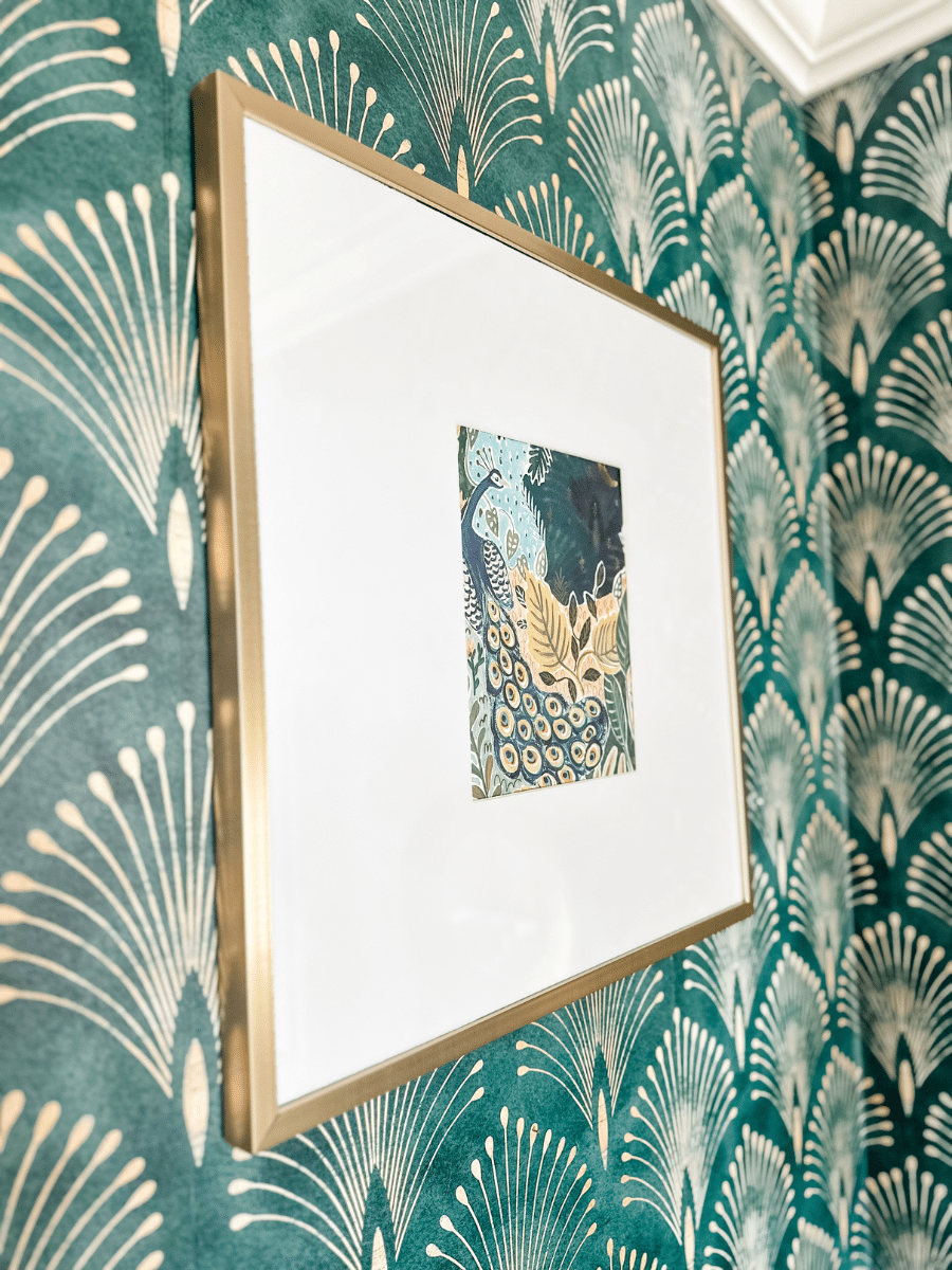 diy framed gift bag sign - Re-Fabbed