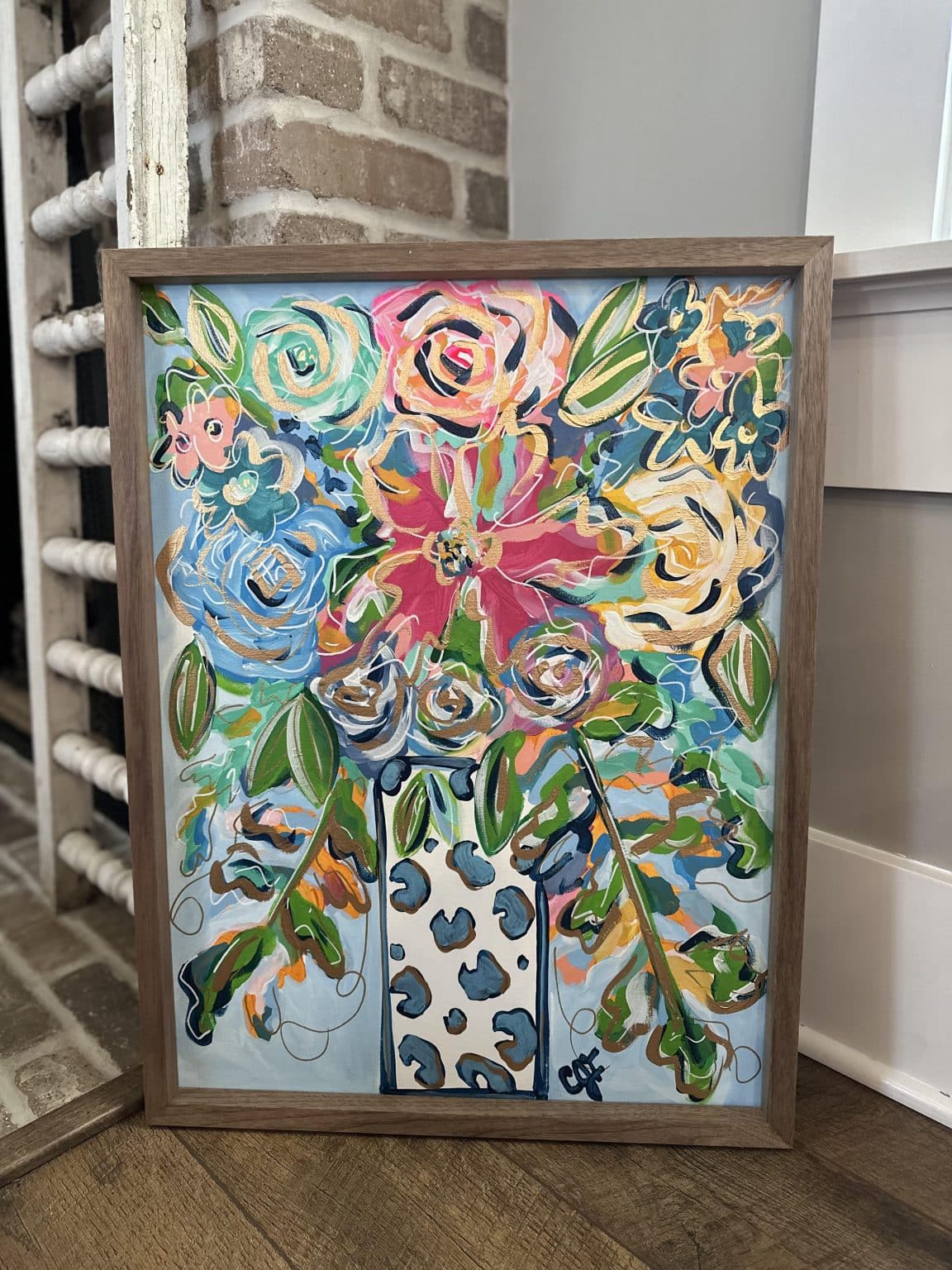 how to spray paint a frame - Re-Fabbed