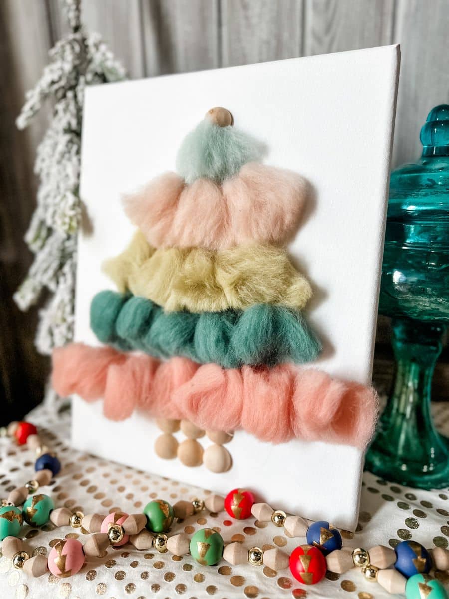 how to make a christmas tree from wool - Re-Fabbed
