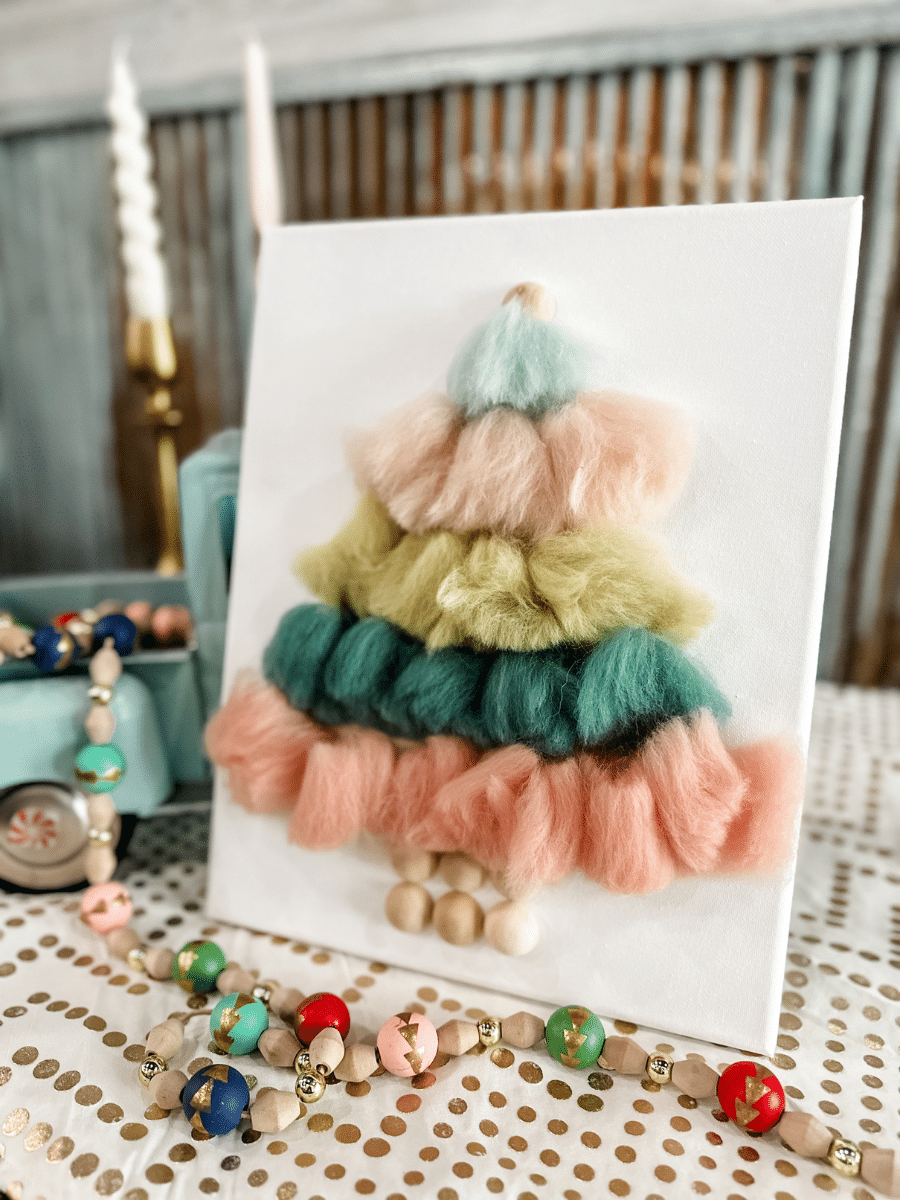 how to make a christmas tree from wool - Re-Fabbed