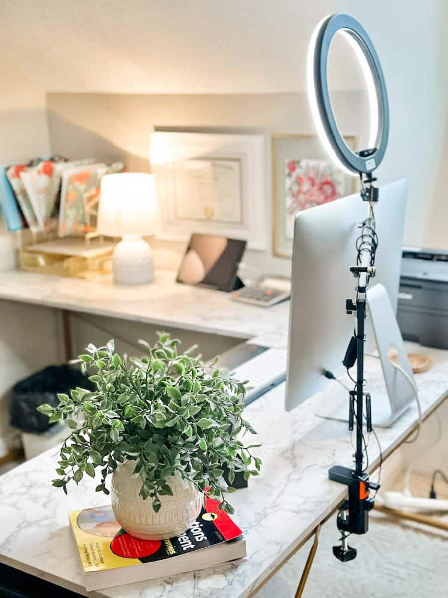 a quick home office makeover for a small space - Re-Fabbed