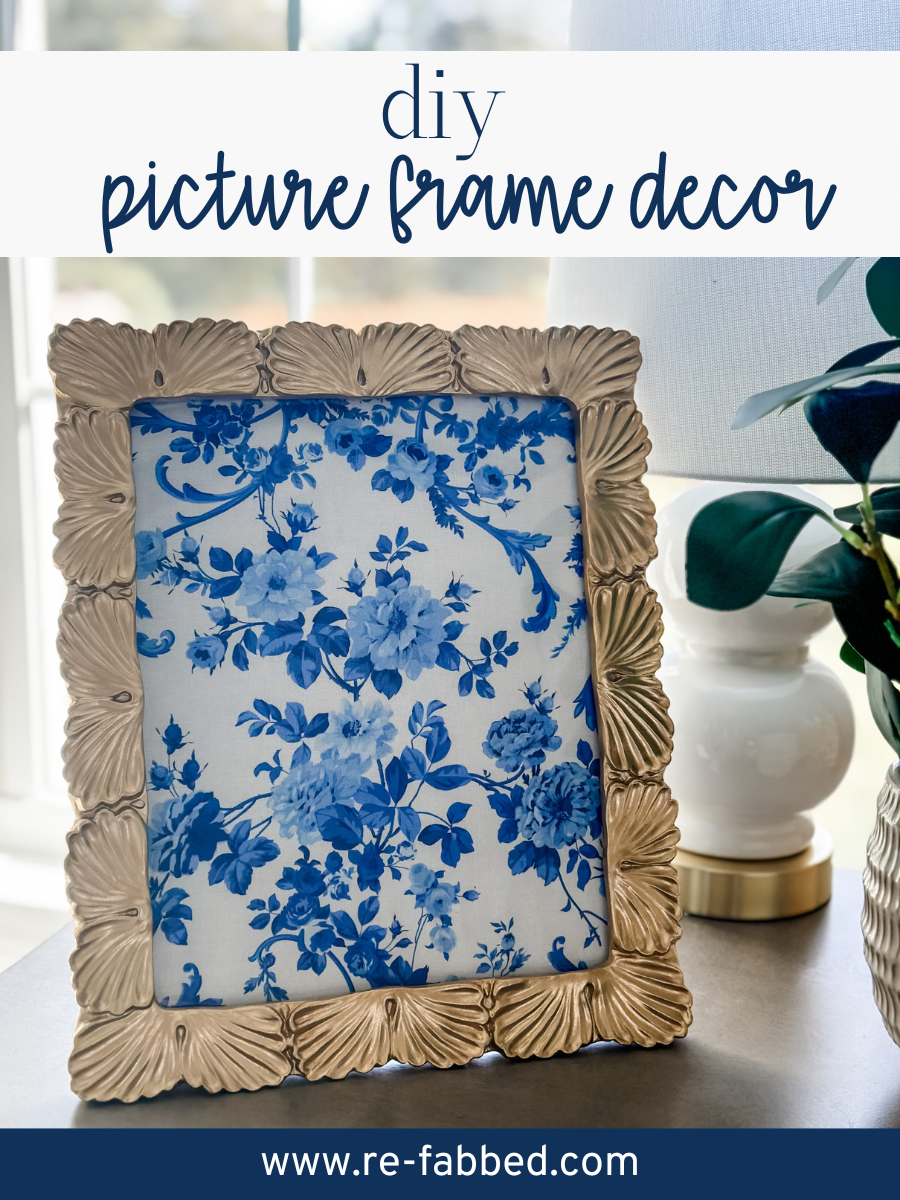 easy diy picture frame decor - Re-Fabbed