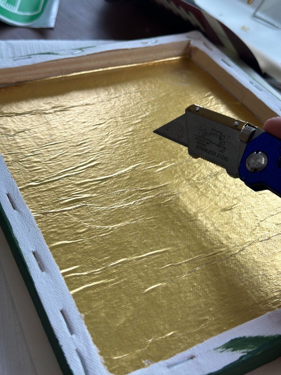 how to make the viral busted canvas - game day edition! - Re-Fabbed