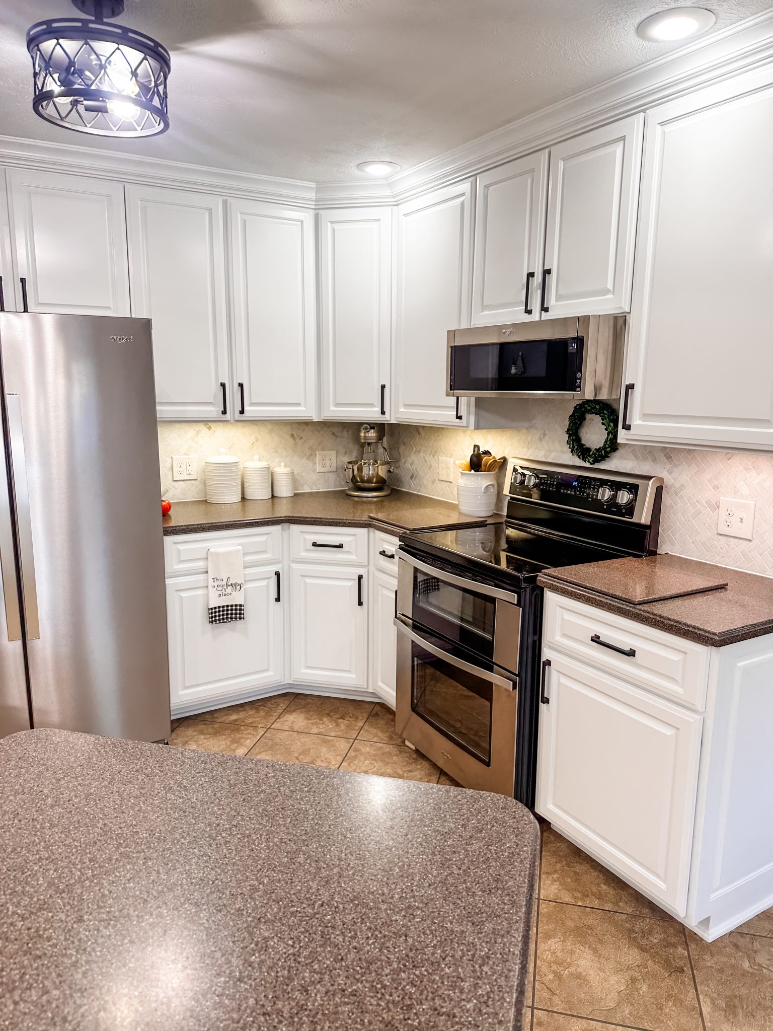 how to update a 90's kitchen on a limited budget - Re-Fabbed